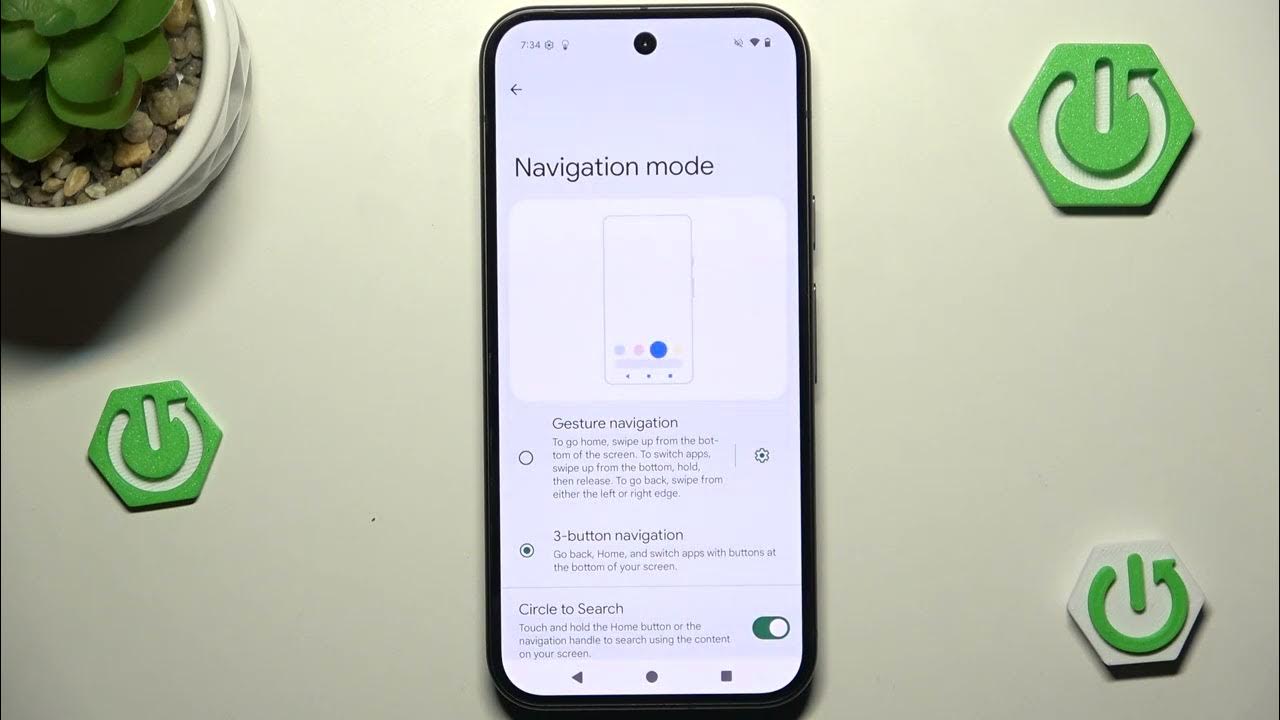 How to Set Gesture Navigation Bar on GOOGLE Pixel 9a – Navigation Control Guide - YouTube