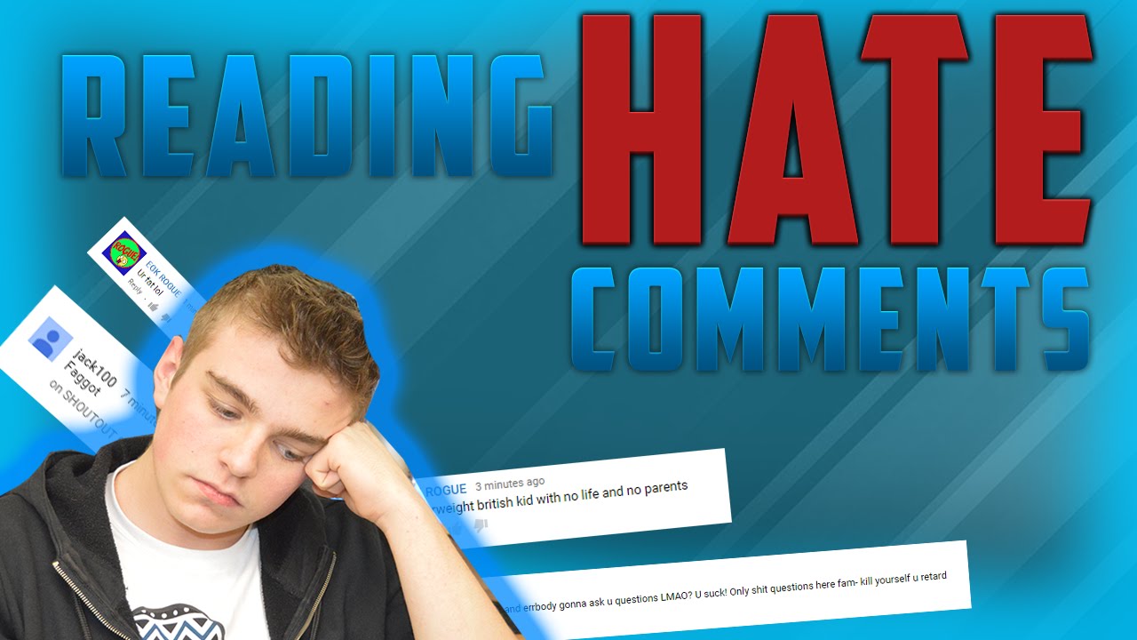 READING HATE COMMENTS - Reading Funny Hate Comments - YouTube