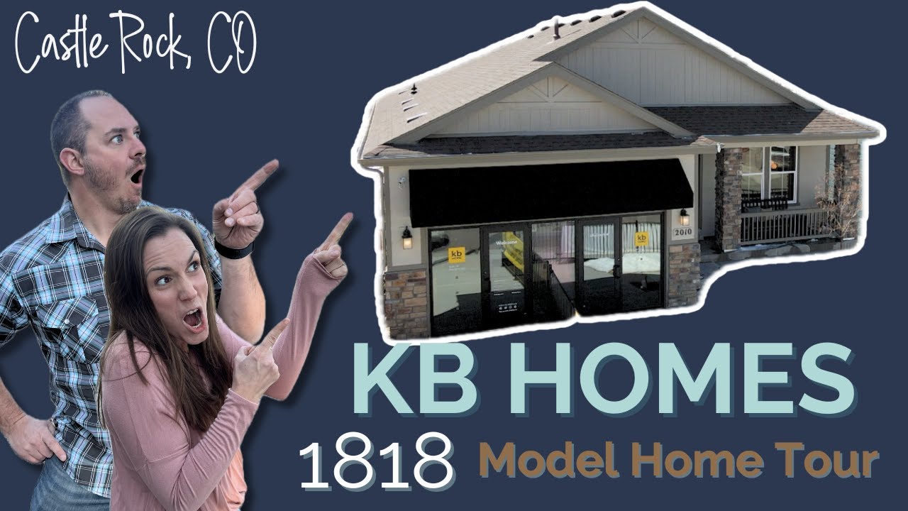 Epic CASTLE ROCK, COLORADO Home Tour! KB Homes 1818 MODEL - YouTube