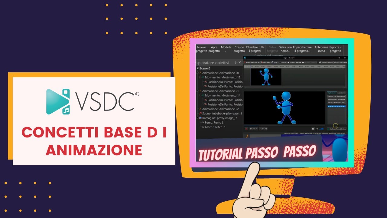 Le animazioni in VSDC (tutorial base) - YouTube