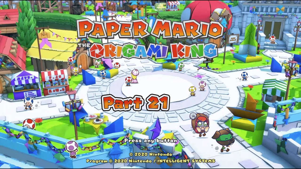 Temple of Shrooms | Paper Mario: The Origami King | Part 21 - YouTube