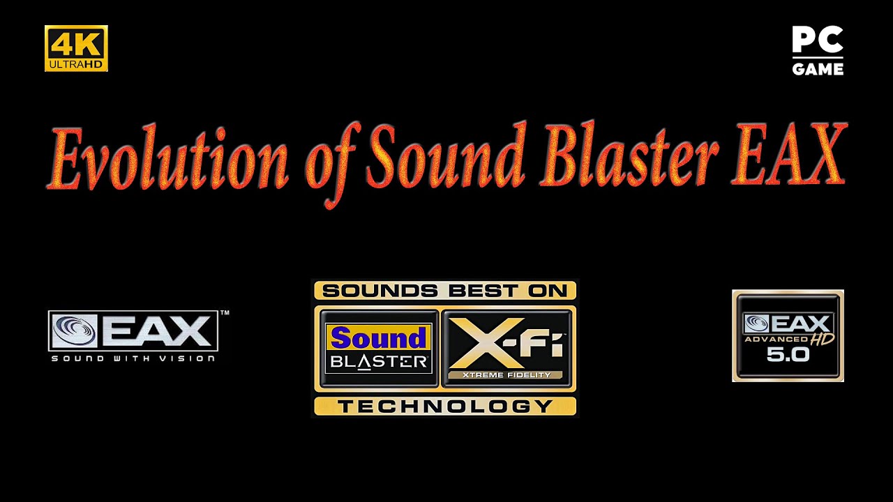 Evolution of Creative Labs Sound Blaster EAX Gaming Technology ...