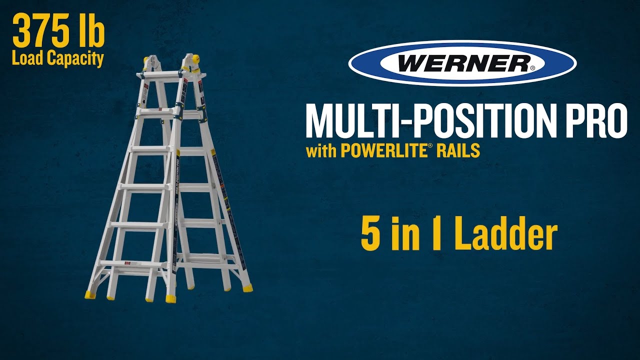 Werner Ladder - Multi-Position Pro - Overview - YouTube