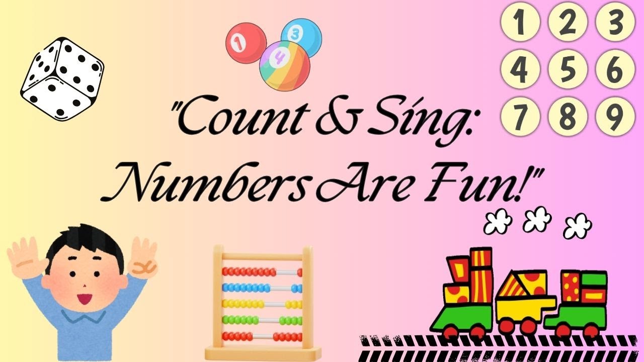 Count & Sing Numbers Are Fun!#kidsrhymes #learnnumbersfortoddlers # ...