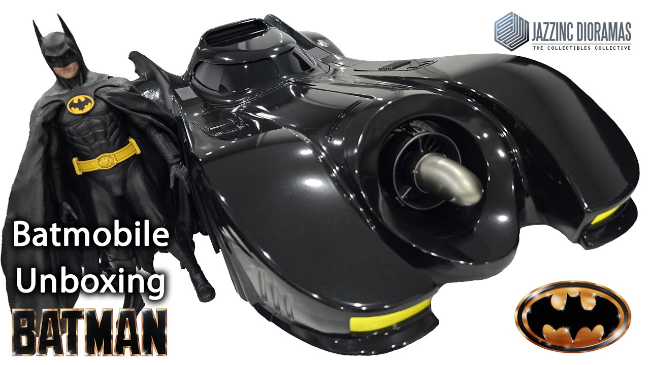 Unboxing the "Batman" (1989) Movie JazzInc Dioramas Batmobile - YouTube