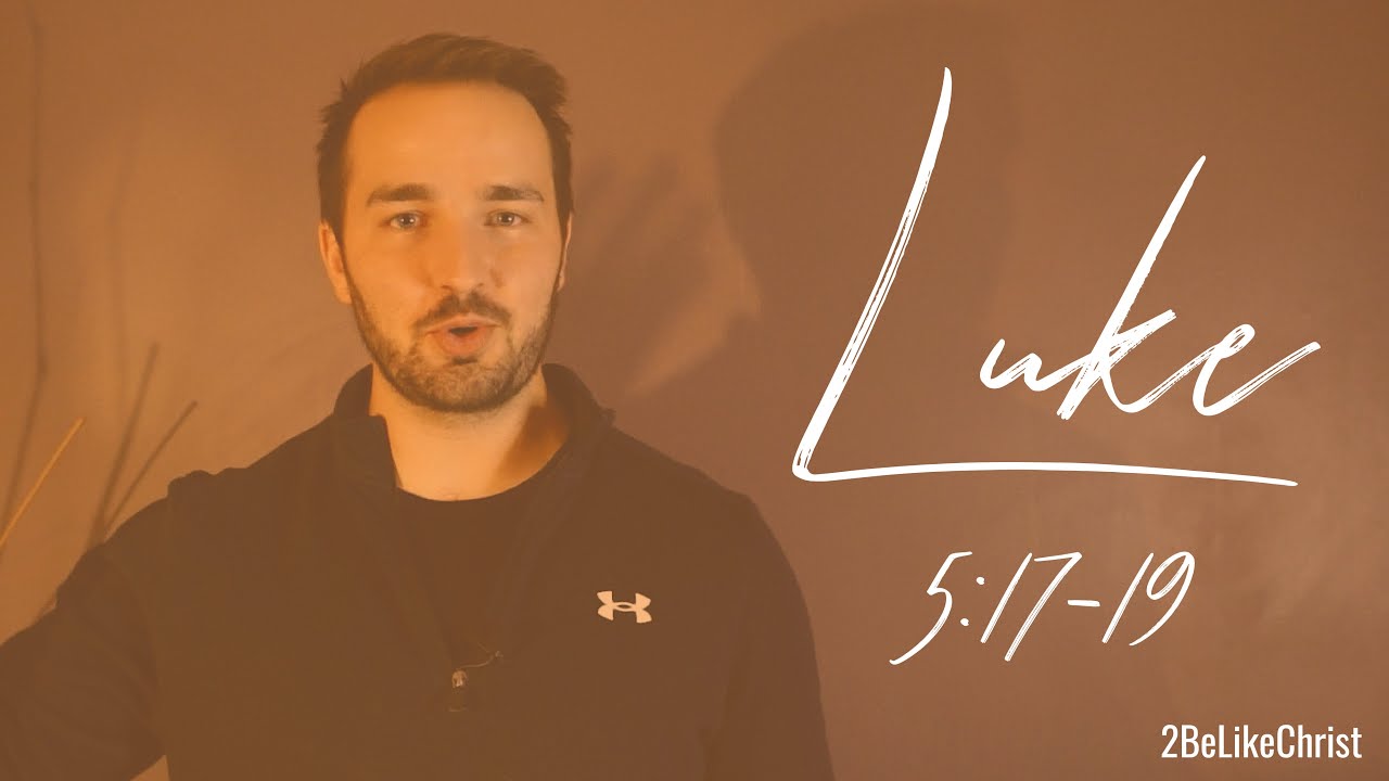 LUKE 5:17-19 - A Paralyzed Man Comes Through the Roof - LUKE 5:17-19 ...