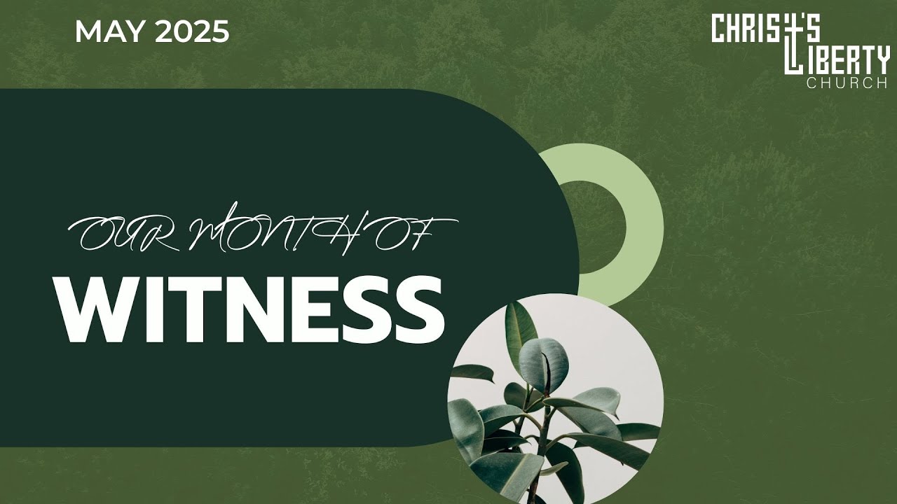 MAY OUR MONTH OF WITNESS - YouTube