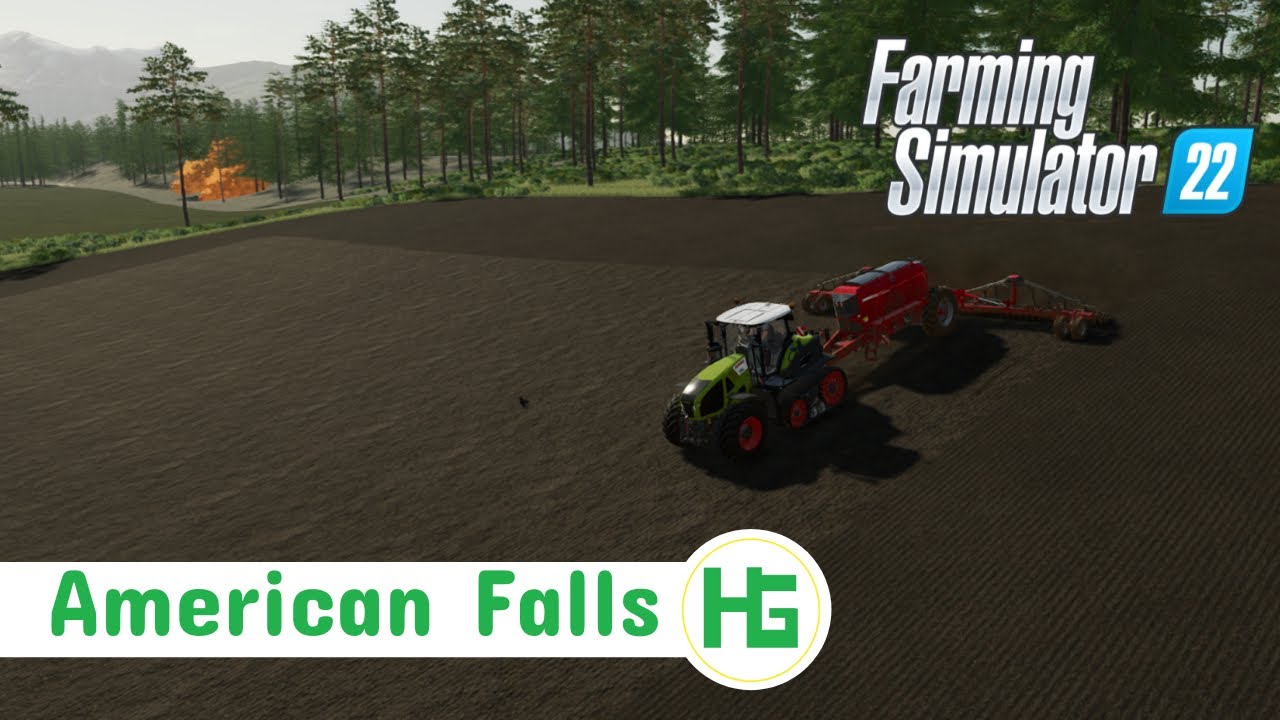 Planting Fertilizer FS22 Timelapse American Falls #5 - YouTube