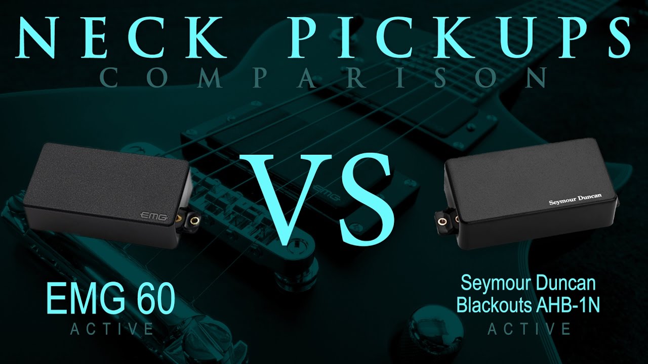 EMG 60 vs BLACKOUTS - Active NECK Pickup Guitar Tone Comparison ...