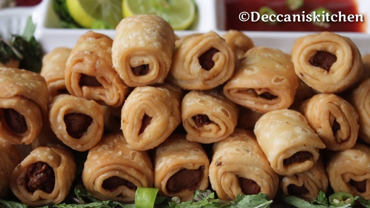 Mini Chicken Rolls(Ramadan Special)Shadiyon Mein Banne Wale Chicken ...
