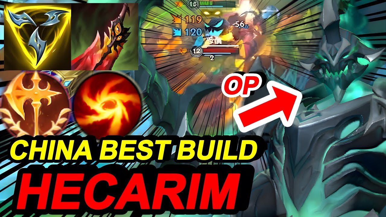 Wild Rift China Hecarim Jungle - Tier 1 OP Champion - Build Rune - Easy ...