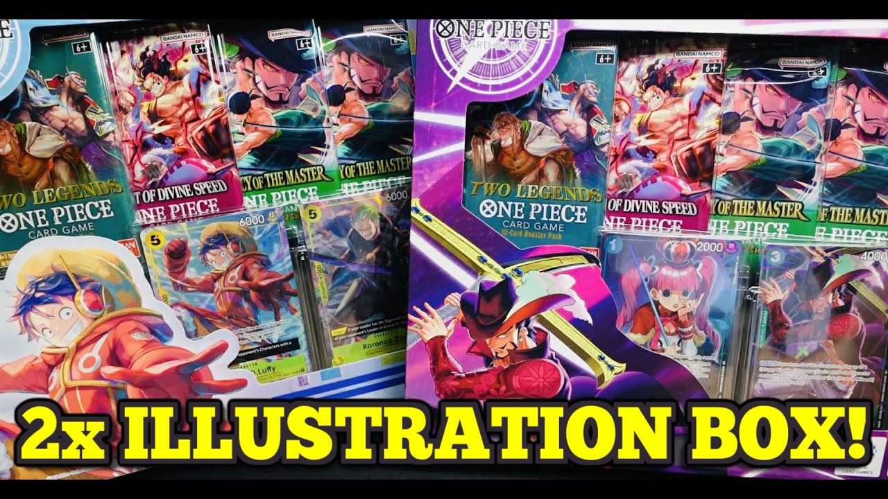 Neskutečný Luck! 🤯🍀2x ILLUSTRATION Box ONE PIECE TCG cz! Unboxing ...