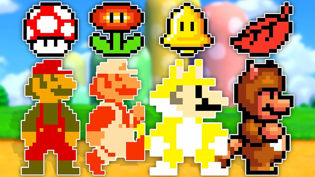 Bowser's Fury - All 8-Bit Power Ups - YouTube
