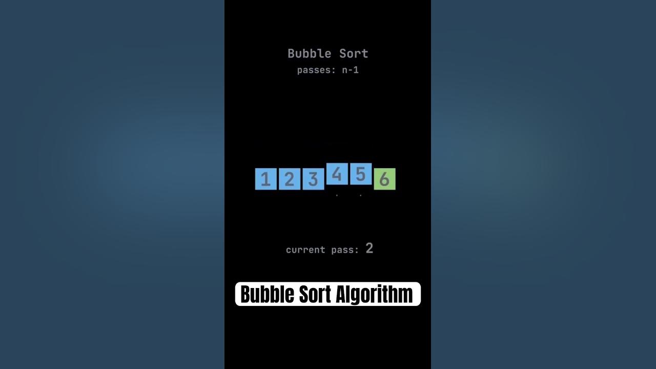 Bubble Sort Algorithm Datastructures Sortingalgorithm Shorts Viral Softwaredeveloper 