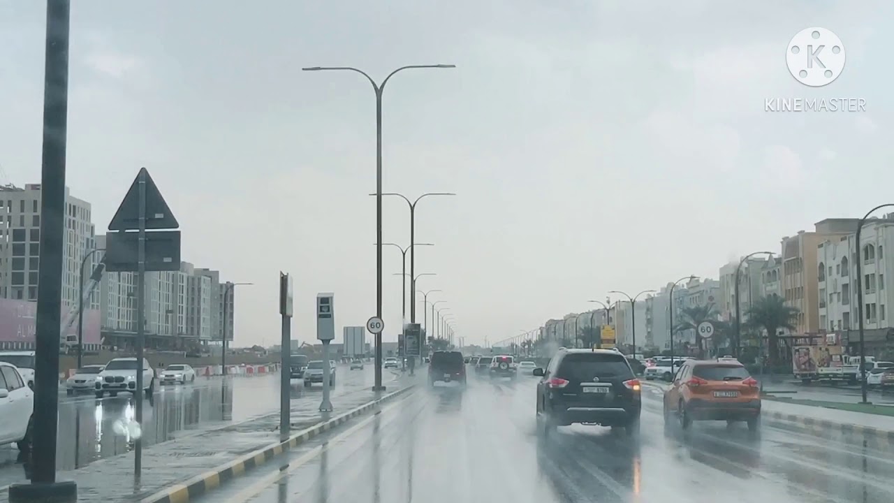 Today's Heavy Rain in DUBAI /SHARJAH - YouTube