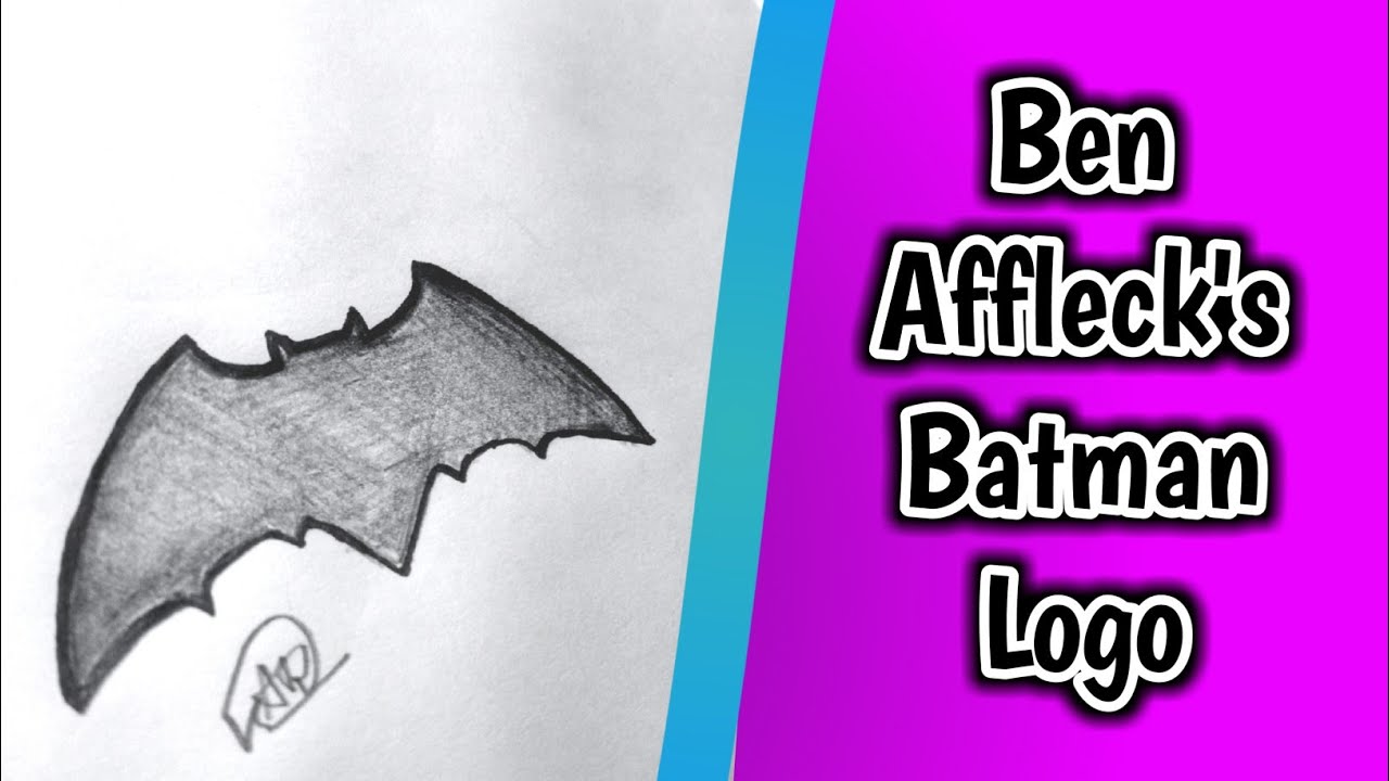Making Ben Affleck's Batman logo | Batman logo | Dceu batman | - YouTube