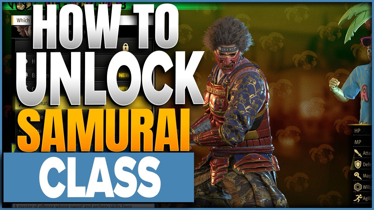 How To Unlock The Samurai Class In Like A Dragon Infinite Wealth - YouTube