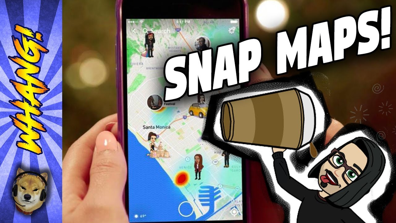Snap Maps are Awesome - Snapchat's new feature review - Whang! - YouTube