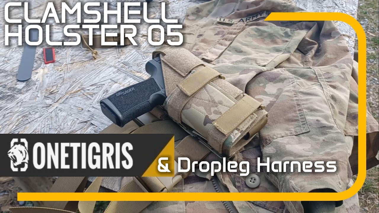 One Tigris Holster05 Clamshell & Dropleg Harness: Minuteman ready - YouTube