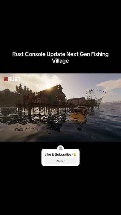 Rust Console Update Next gen fishing village…#shorts #rust #rustconsole - YouTube