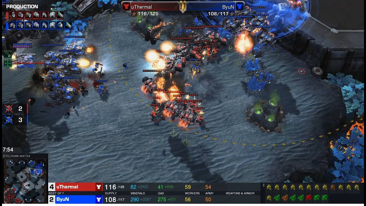 Starcraft II DreamHack Masters 2022 Valencia Jul1 ByuN(T) v uThermal(T ...