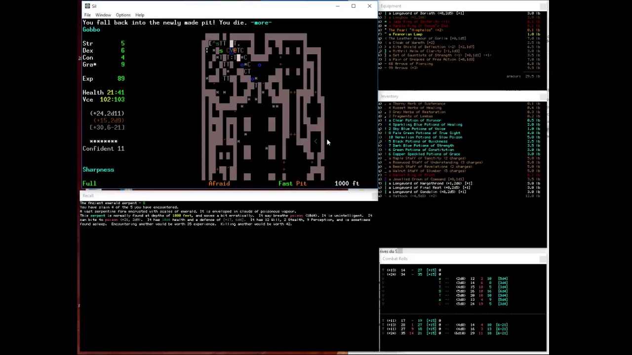 Sil - Le Roguelike de Tolkien - 11 - YouTube