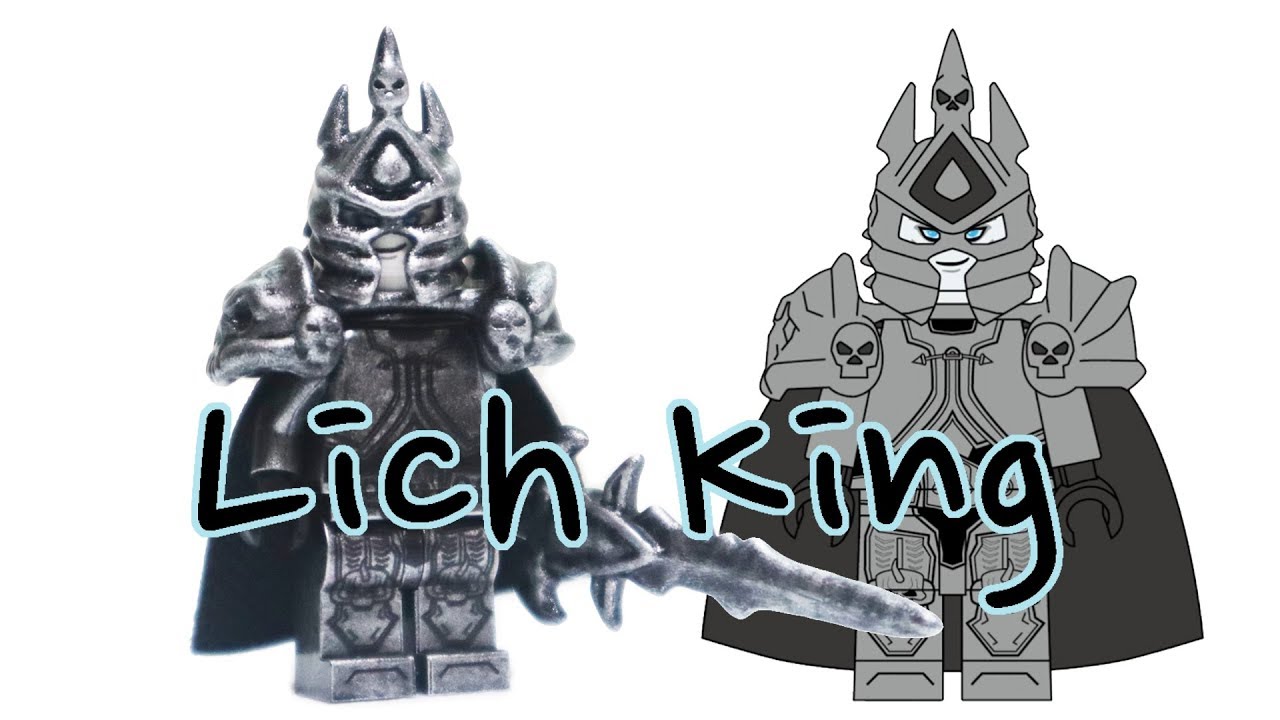 World of Warcraft Lich King lego custom minifigures WOW 월드오브워크래프트 리치킹 ...