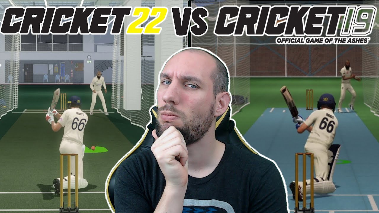 Cricket 22 Batting Compared to Cricket 19 - YouTube