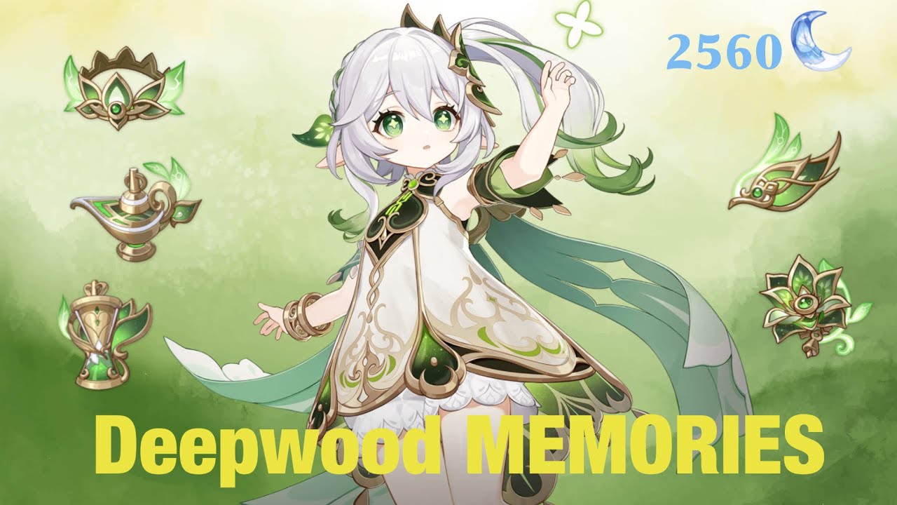 Spending 2560 resin in deepwood domain | Farming for NAHIDA - YouTube