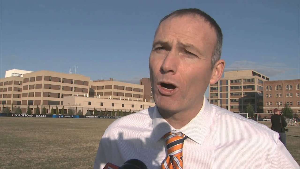Ian McIntyre vs Georgetown Post Game - Syracuse Men's Soccer - YouTube