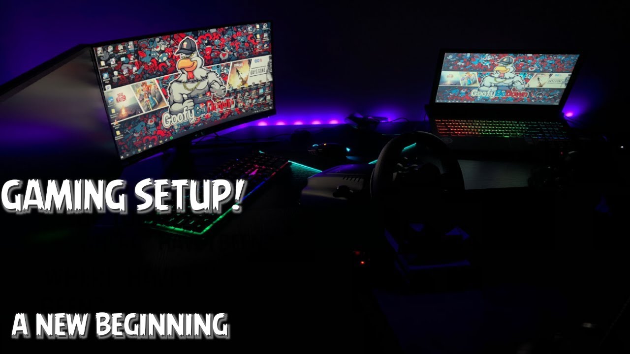 GAMING SETUP 2019 PS4/PC - YouTube