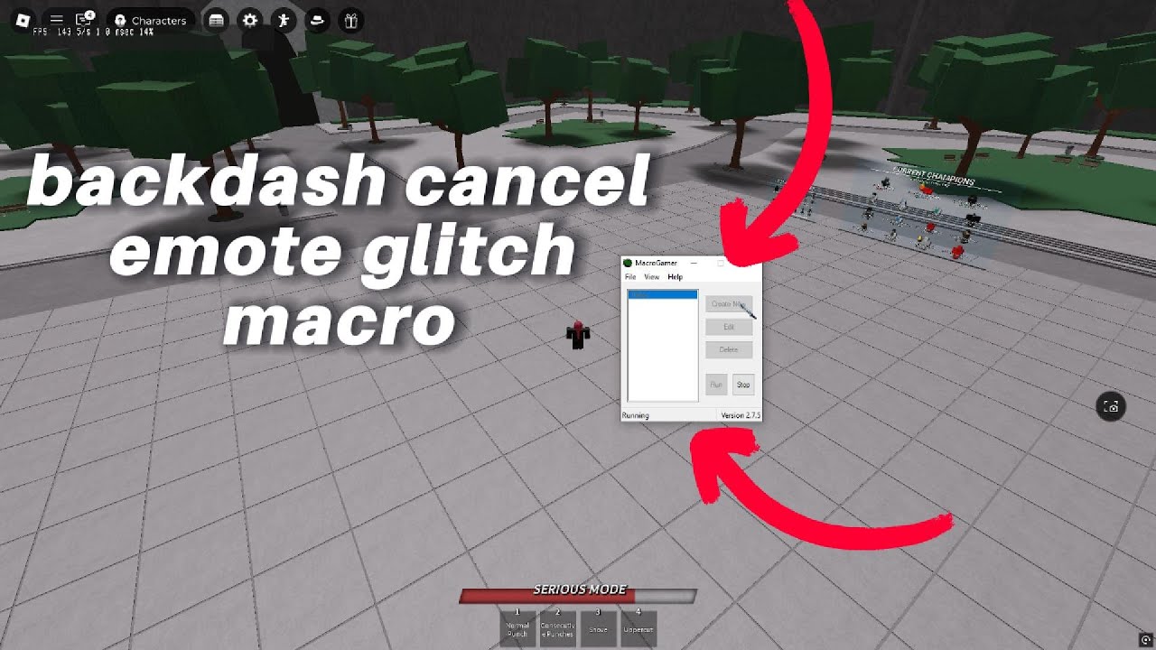 Backdash cancel emote glitch using macro ( very easy ) #macro #akuma # ...