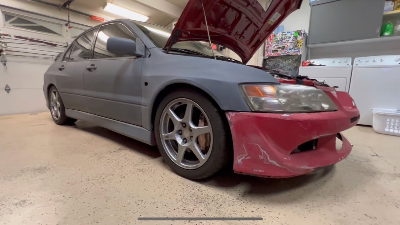 Abandoned Evo 8 restoration Ep.2 - YouTube