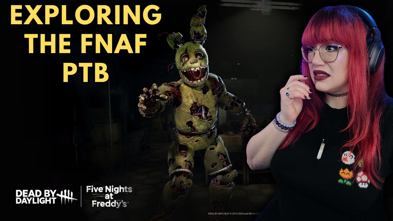 Exploring the FNAF x DBD Springtrap PTB | Highlights - YouTube