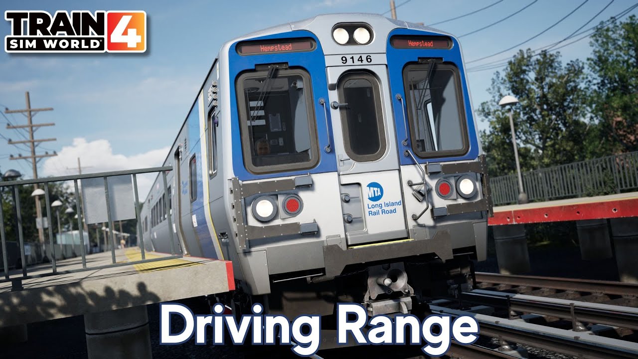 Driving Range - LIRR Commuter - M9 - Train Sim World 4 - YouTube