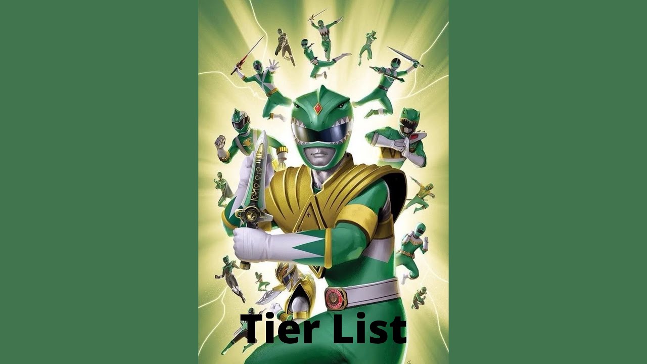 Power Rangers Green Rangers Tier List - YouTube