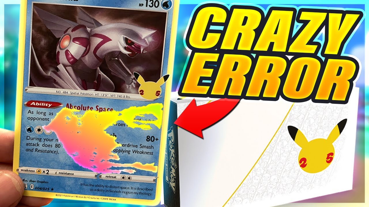We Pulled An INSANE Error Card From Celebrations! - Ultra Premium ...