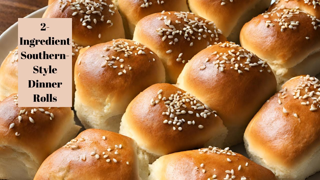 2-Ingredient Southern-Style Dinner Rolls: A Quick Guide - YouTube
