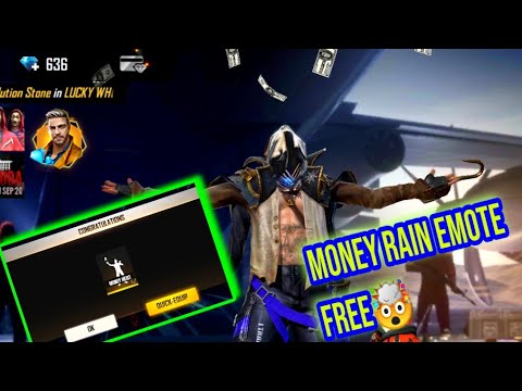 Money Rain Emote free fire| free fire New Emote Make it rain | Money ...