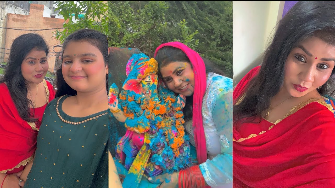 Ganpati visarjan 2024🥹 ️🙏|| Rashmi Raghav|| Ganpati series. - YouTube