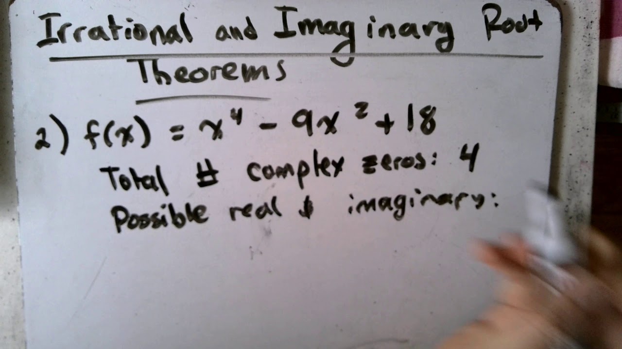 Irrational and Imaginary Roots: Total Number - YouTube