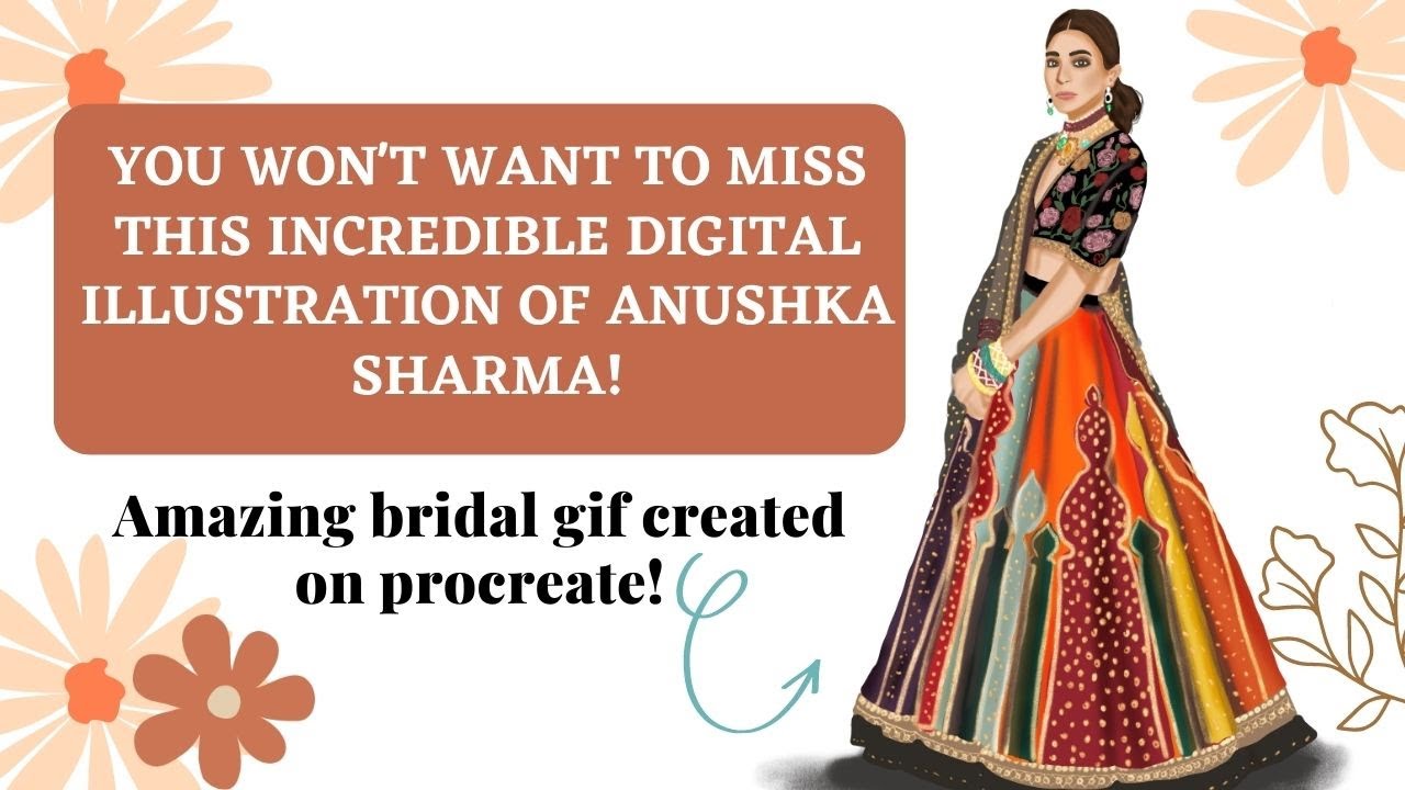 You won't want to miss this incredible Animated Illustration of Anushka ...
