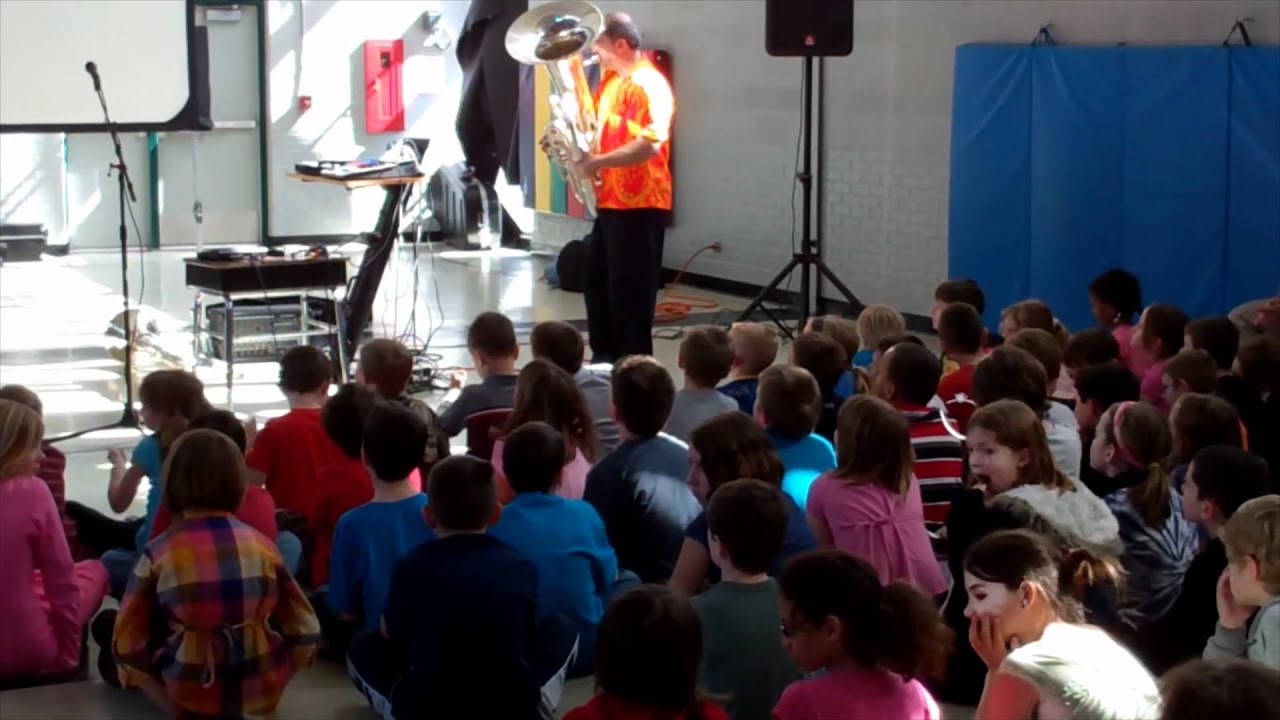 Dr. Ed Mallett presents "Animusic" to local students - YouTube
