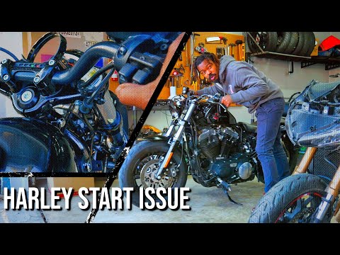 A Broken Harley's First Start With A Twist! - YouTube