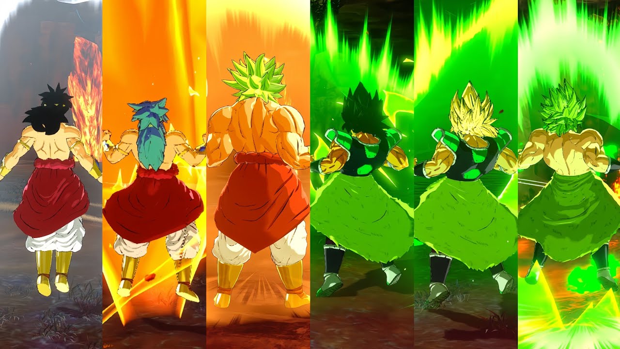 Dragon ball sparking zero - Complete Broly Transformation, super ...