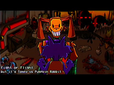Fight or Flight but it's Tammy vs Pumpkin Rabbit (Analog Funkin') - YouTube