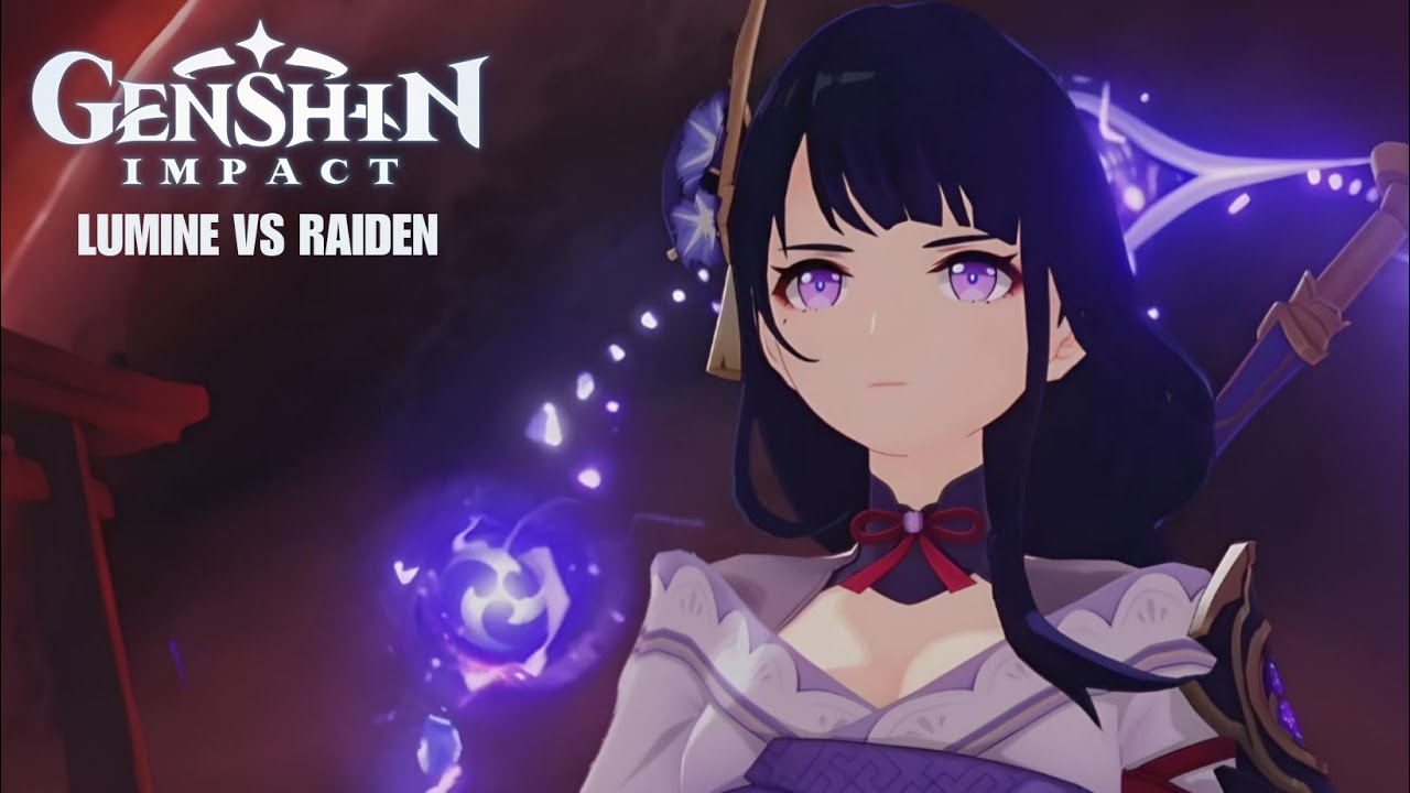 Lumine vs. Raiden - Genshin Impact (JP) - YouTube