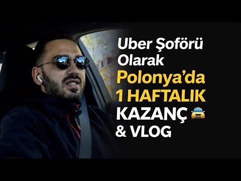 Uber Şoförü Olarak Polonya’da 1 Haftalık Kazanç & Vlog 🚖 POZNAN
