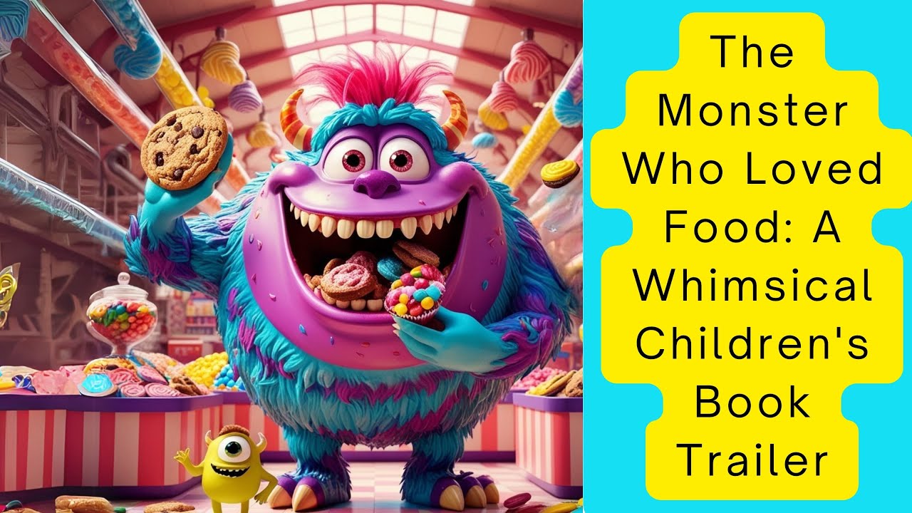 The Monster Who Loved Food A Whimsical Children's Book Trailer - YouTube