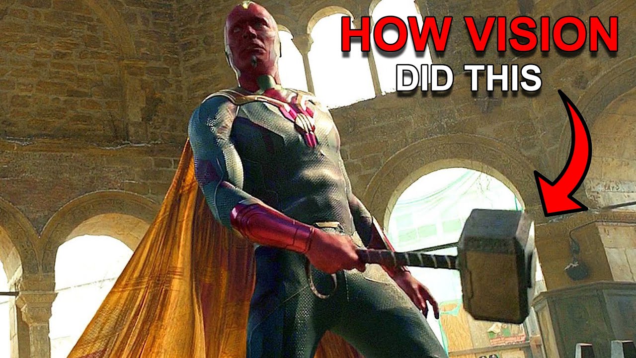 How Was Vision Able to Lift Mjolnir? - YouTube